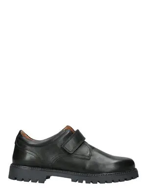 PAPOUELLI Leather Harry Shoes - Black