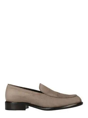 Khaite Suede Miles Loafers - Grey