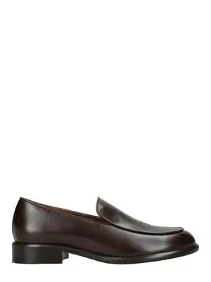 KHAITE Leather Miles Loafers