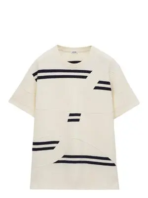 Loewe Wool-blend Oversized T-shirt - White
