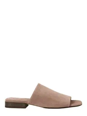 Brunello Cucinelli Suede Open-toe Mules - Brown