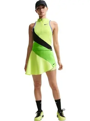 Nike Court Slam Dri-fit High-waisted Tennis Skirt - Green