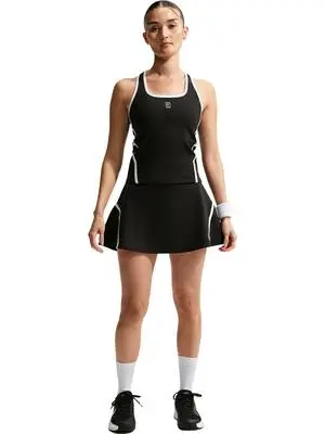 Nike Court Advantage Dri-fit High-waisted Tennis Skirt - Black