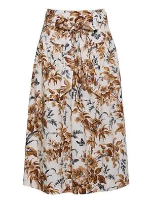 Cara Cara Jiya Midi Skirt - Windsor Egret