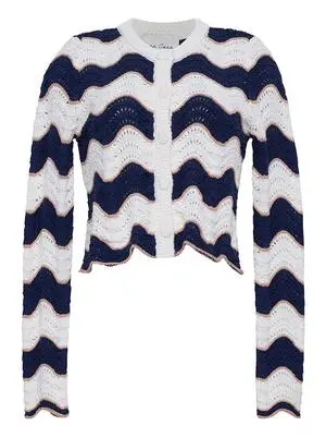 Cara Cara Jolene Crochet Cardigan - Wave Stripe Crochet