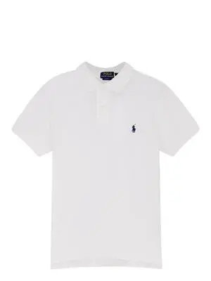 Polo Ralph Lauren Cotton Polo Shirt With Embroidered Logo - White