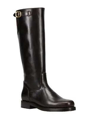 Frye Campus Knee High Riding Boot - Bourbon