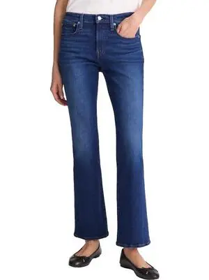 Madewell The Tall Crop Flare Jeans - Osgoode Wash