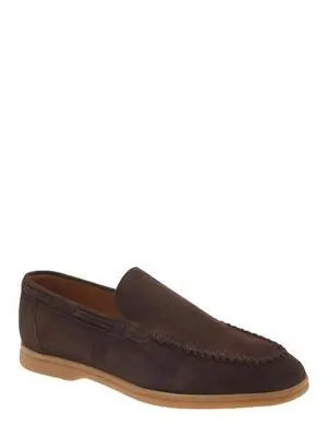 Eleventy Braided Suede Loafers - 25 Cacao