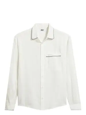 KROST Jordan Regular Fit Piping Button-up Shirt - White