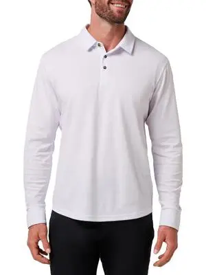 Travis Mathew The Zinna 2.0 Long Sleeve Polo - White
