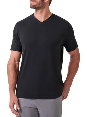 Travis Mathew Cloud V-neck T-shirt - Black