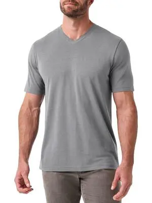 Travis Mathew Cloud V-neck T-shirt - Light Grey
