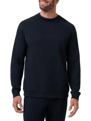Travis Mathew Fibercloud Crewneck Sweatshirt Black