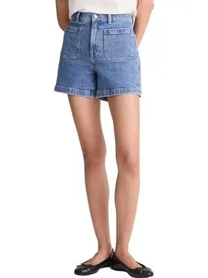 Madewell Emmy High-waist Denim Shorts - Midvale Wash