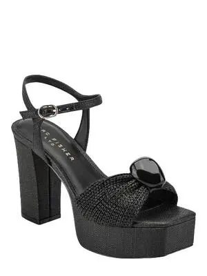 Marc Fisher Candey Platform Sandal - Black