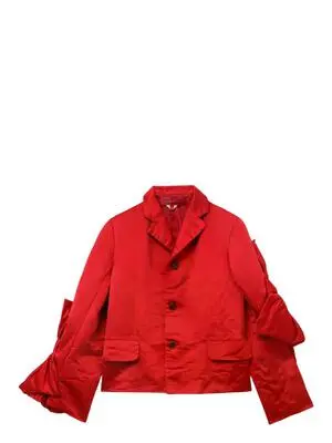 Comme Des Garçons Bow-detailed Jacket - Red