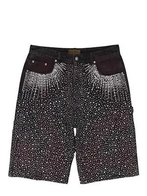 BIRTH OF ROYAL CHILD Diamond Jorts - Black