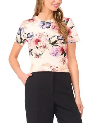 Ted Baker London Lia Printed Tee - Vanilla Ice