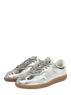 ALOHAS Low-Top Lace-Up Sneakers Silver