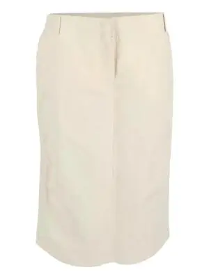 Max Mara Linen Buckle-detail Midi Skirt - Neutrals