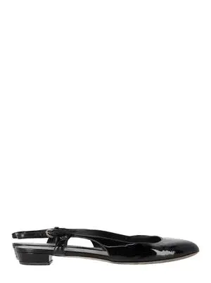 SERGIO ROSSI Patent-leather Slingback Pumps - Black