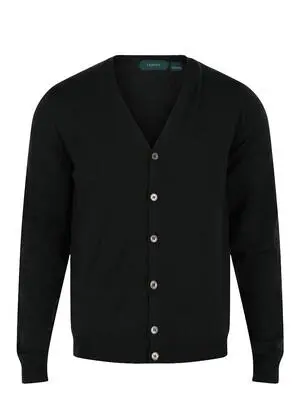 SLOWEAR Zanone Slim Fit Cardigan - Dark Green