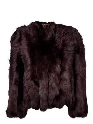 Chloé Shearling Jacket - Burgundy
