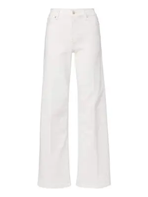 FRAME Le Slim Palazzo Wide-leg Jeans - White