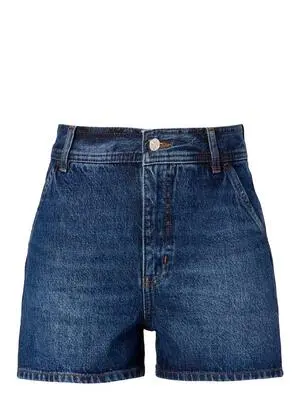 FRAME Dockside Denim Shorts Blue