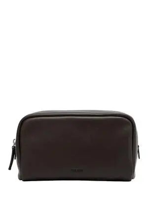 THE ROW Astra Small Leather Pouch - Brown