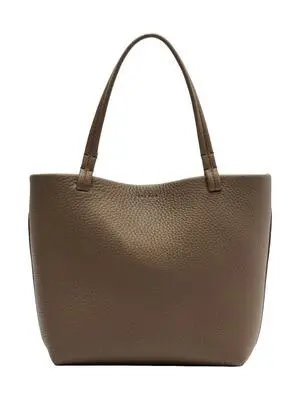 THE ROW Park Small Leather Tote Bag Brown