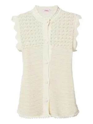 ERES Aurora Crochet Top - Beige