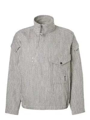 KIKO KOSTADINOV Farkas Cotton And Linen-blend Jacket - Multicoloured