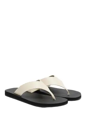 THE ROW The Row Dune Leather Thong Sandals