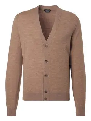 TOM FORD Wool Cardigan - Beige