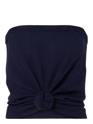 Magda Butrym Wool Top - Blue