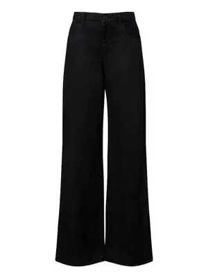 THE ROW Eglitta Wide-leg Jeans - Black