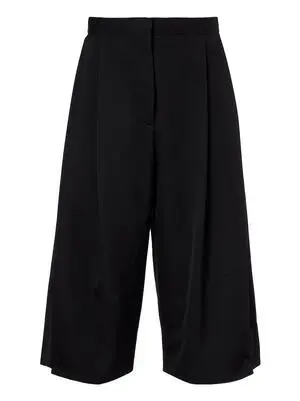 THE ROW Kalyan Wool Bermuda Shorts - Black