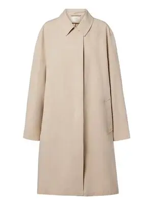 THE ROW Dayton Cotton Car Coat - Beige