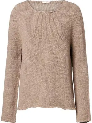 THE ROW Nitha Cashmere Sweater - Beige