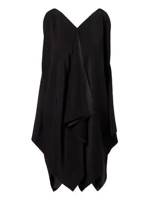 THE ROW Silk Satin Top - Black