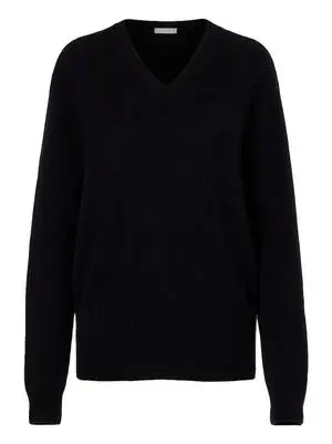 THE ROW Numi Cashmere Top - Black