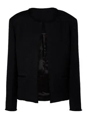 TOTEME Fluid Wool-blend Jacket - Black