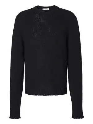 THE ROW Laing Silk Top - Black