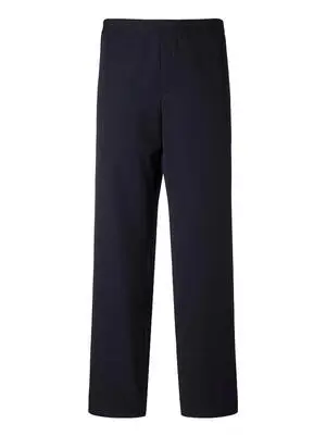 THE ROW Ari Wool Wide-leg Trousers - Blue