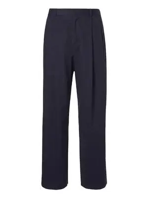 THE ROW Tibor Straight Pants - Blue