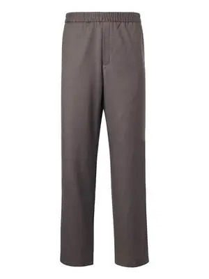 THE ROW Ari Wide-leg Wool Pants - Grey