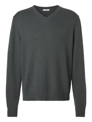 THE ROW Cashmere And Linen Sweater - Grey