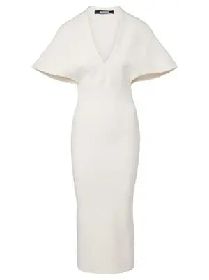 JACQUEMUS Jacquemus Knitted Midi Dress